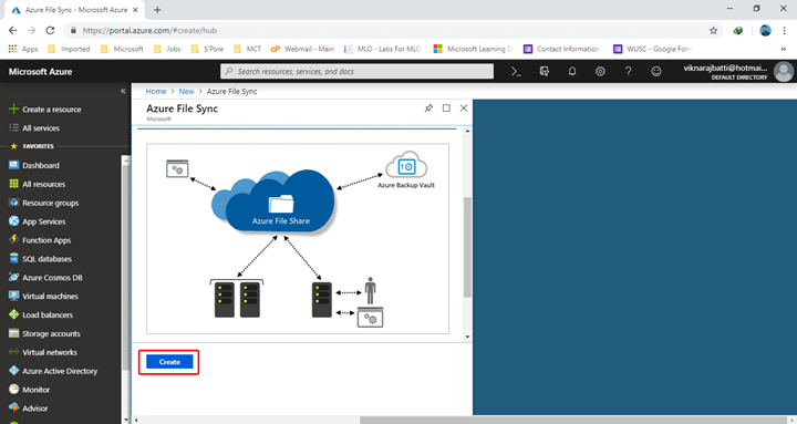 Create An Azure File Sync Service
